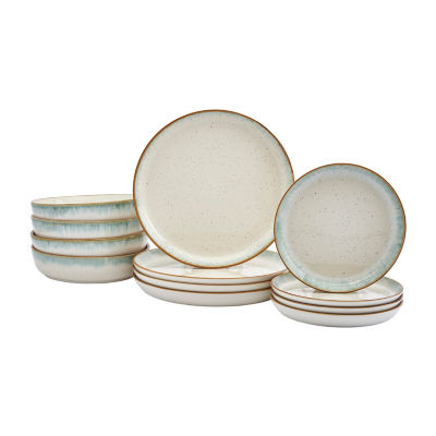 Tabletops Unlimited Hanover Sea 12-pc. Stoneware Dinnerware Set TTU ...