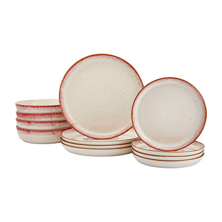 Click here for Tabletops Unlimited Hanover Berry 12-pc. Stoneware... prices
