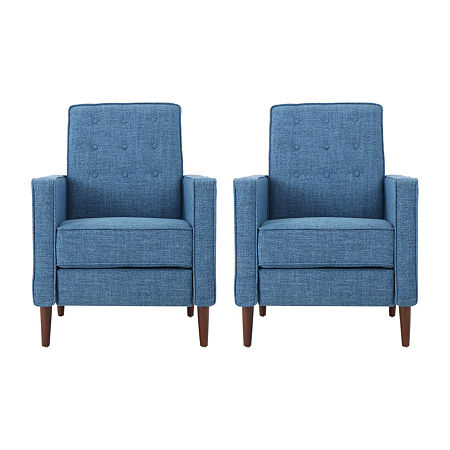 Click here for 2-pc. Tufted Track-Arm Recliner  One Size  Blue prices