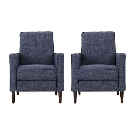 Click here for 2-pc. Tufted Track-Arm Recliner  One Size  Blue prices