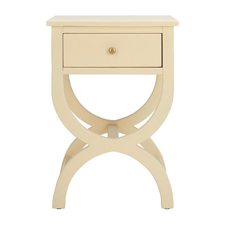 Click here for Maxine 1 Drawer Storage End Table  One Size  White prices