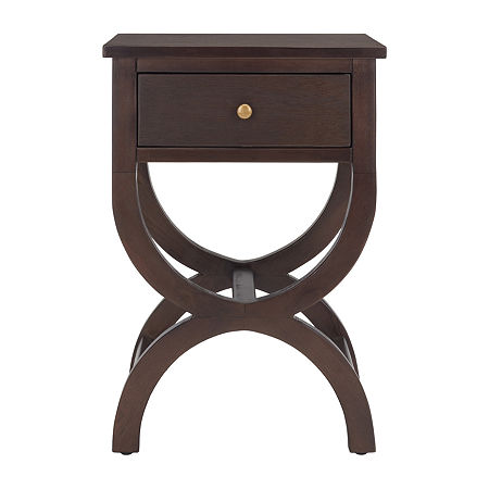 Click here for Maxine Accent Table With Storage Drawer - Walnut prices