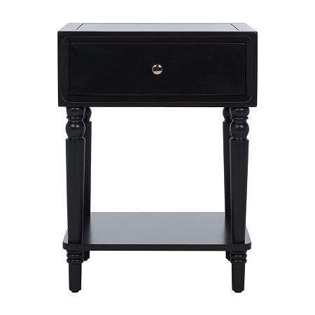 Click here for Siobhan 1 Drawer Storage End Table  One Size  Blac... prices