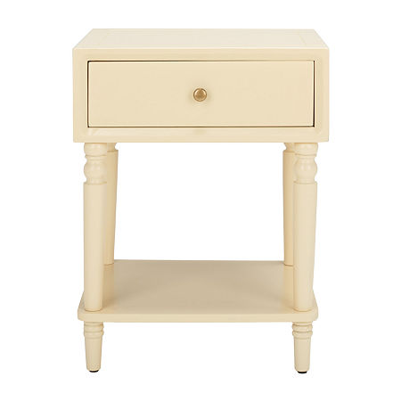 Click here for Siobhan 1 Drawer Storage End Table  One Size  Whit... prices