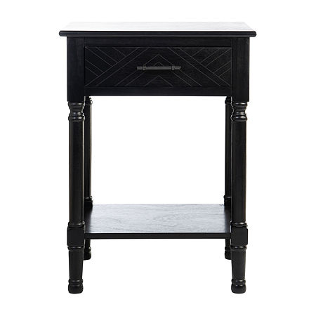 Click here for Safavieh Peyton 1 Drawer Accent Table - Black prices