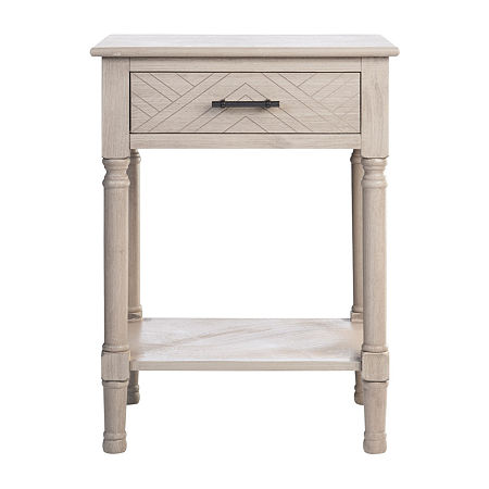 Click here for Peyton Storage 1-Drawer End Table  One Size  Gray prices