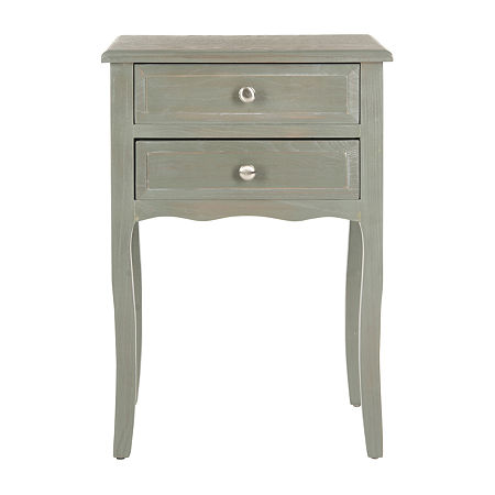 Click here for Lori Storage 2-Drawer End Table  One Size  Gray prices
