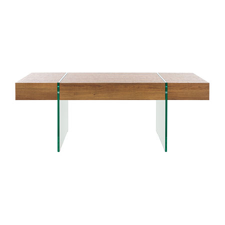Click here for Jacob Rectangular Glass Leg Modern Coffee Table -... prices
