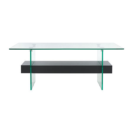 Click here for Kayley Storage Glass Coffee Table  One Size  Black prices