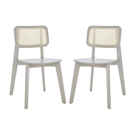 Click here for Luz Cane Dining Chair (Set Of 2) - Grey prices