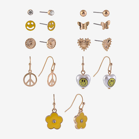 Click here for Arizona Gold Tone Daisy Womens Butterfly Flower He... prices