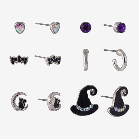 Click here for Arizona Halloween Silver Tone Womens Purple Glass... prices