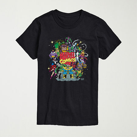 Click here for Mens Crew Neck Short Sleeve Regular Fit Marvel Big... prices