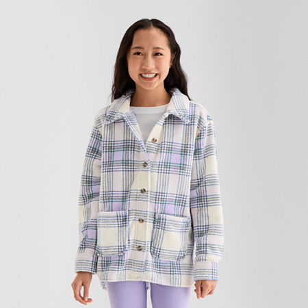 Click here for Thereabouts Little & Big Kid Girls Faux Fur Lightw... prices