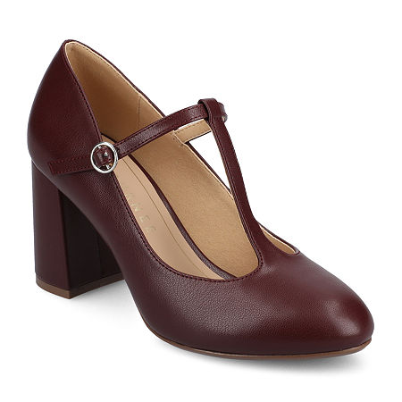 Click here for Journee Collection Womens Talani T-strap Almond To... prices
