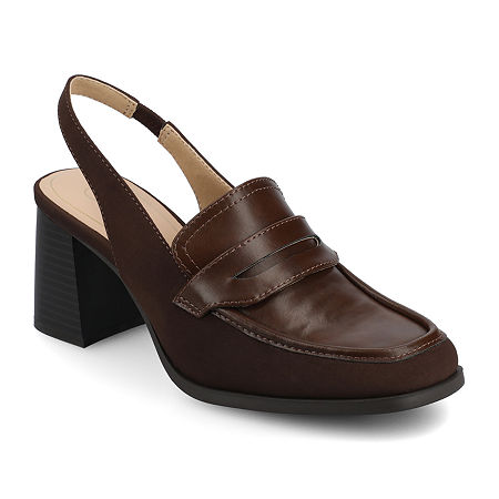 Click here for Journee Collection Womens Henrika Square Toe Pumps... prices