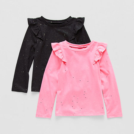 Click here for Okie Dokie Girls Round Neck Long Sleeve Regular Fi... prices