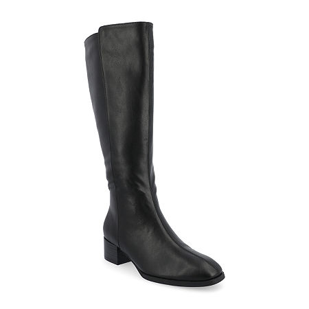 Journee Collection Womens Devri Square Toe Boots - Black