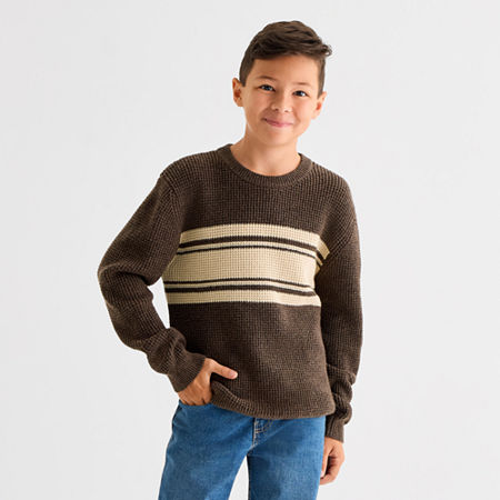 Click here for Thereabouts Little & Big Kid Boys Crew Neck Long S... prices