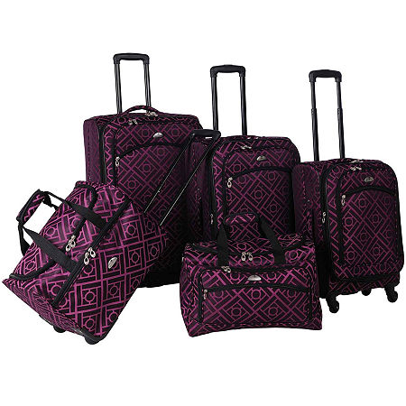 Click here for American Flyer Astor 5-pc. Softside Luggage Set  O... prices