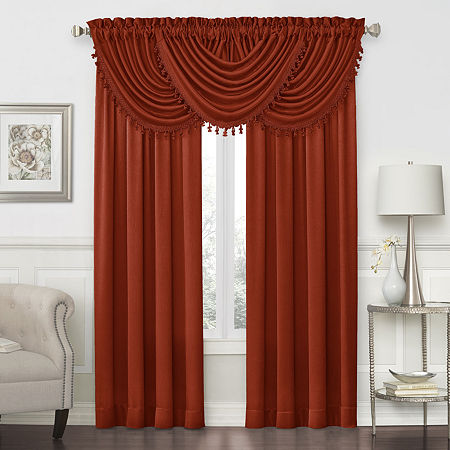 Click here for Royal Velvet Hilton Rod-Pocket Waterfall Valance... prices