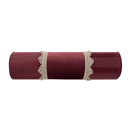 Click here for Rose Tree Emmaline Pieced Neckroll Throw Pillow  O... prices