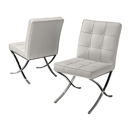 Click here for Milania 2-pc. Tufted Upholstered  One Size  White prices