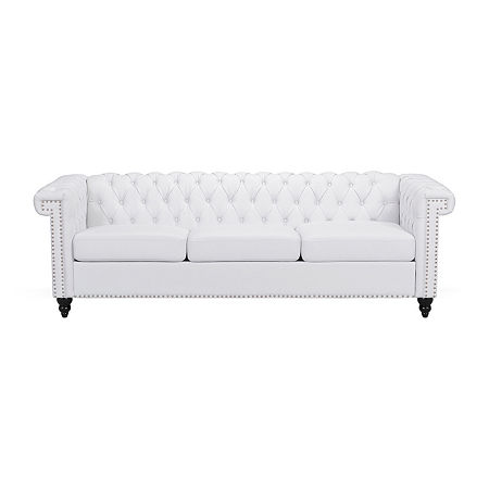Click here for Parkhurst Track-Arm Sofa  One Size  White prices
