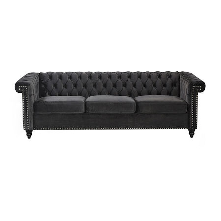 Click here for Parkhurst Track-Arm Sofa  One Size  Black prices