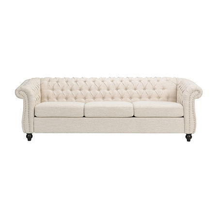Click here for Parksley Roll-Arm Sofa  One Size  Beige prices