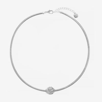 Monet Jewelry Woven Knot Womens 17 Inch Collar Necklace, Color ...