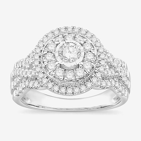 Click here for Womens 1 CT. T.W. Natural White Diamond 10K White... prices