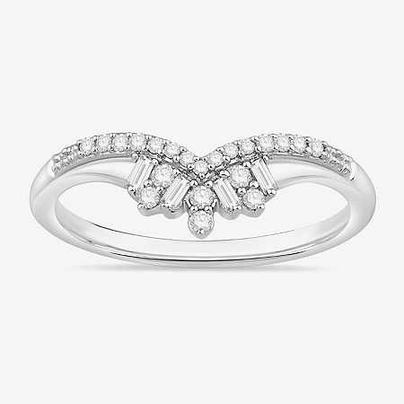 Click here for Womens 1/5 CT. Natural White Diamond 10K White Gol... prices