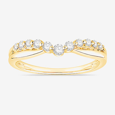 Click here for 1/4 CT.T.W. Natural Diamond 10K Gold Wedding Band... prices