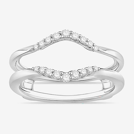 Click here for Womens 1/5 CT. Natural White Diamond 10K White Gol... prices