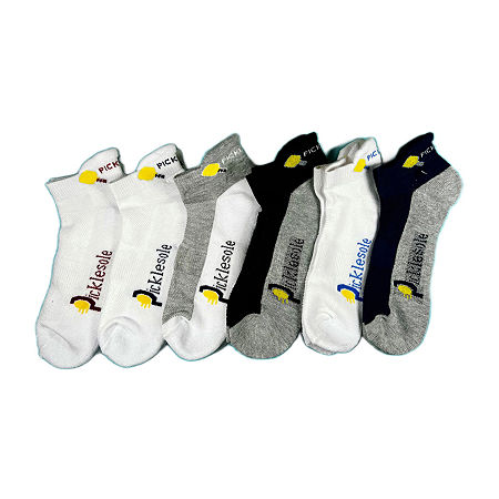 Click here for PickleSole Pickleball Heel Tab Mens Multi-Pack 6 P... prices