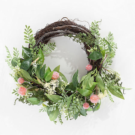 Click here for Safavieh Sweetgum & Mandarin Semi Wreath  One Size... prices