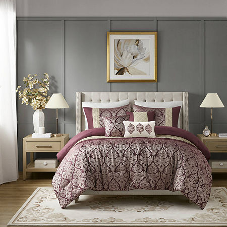 Click here for Madison Park Lily Jacquard 6-Pc. Comforter Set  Fu... prices