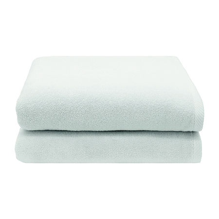 Linum Home Ediree Turkish Cotton 2 Piece Bath Towel Set - Aqua