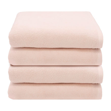Linum Home Ediree Turkish Cotton 4 Piece Bath Towel Set - Blush