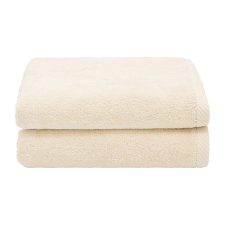Linum Home Ediree Turkish Cotton 2 Piece Hand Towels Set - Beige