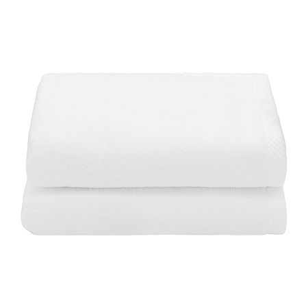 Linum Home Ediree Turkish Cotton 2 Piece Hand Towels Set - White