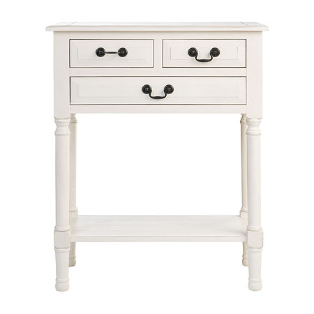 Click here for Primrose 3-Drawer Console Table  One Size  White prices