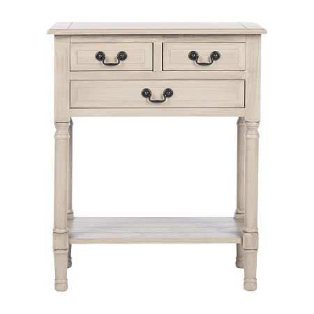 Primrose 3 Drawer Console Table - Beige