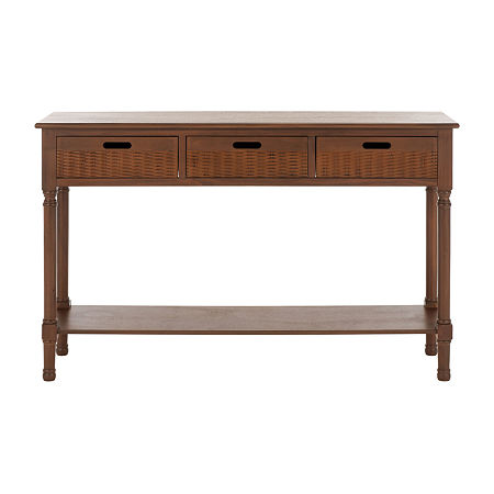 Landers 3 Drawer Console - Brown