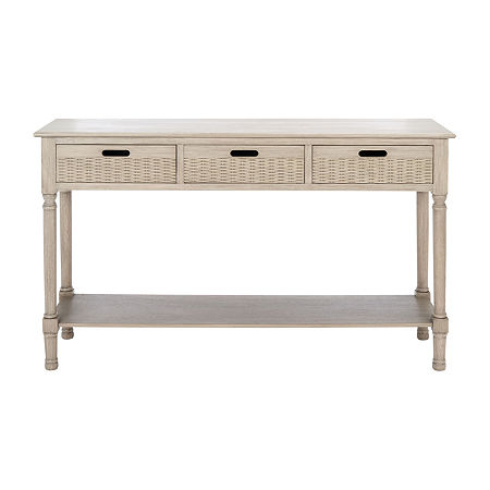Landers 3 Drawer Console - Beige