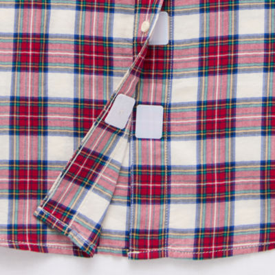 St. John's Bay Plus Womens Long Sleeve Adaptive Relaxed Fit Hidden ...