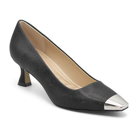 Click here for Adrienne Vittadini Gavril Womens Cap Flared Heel P... prices