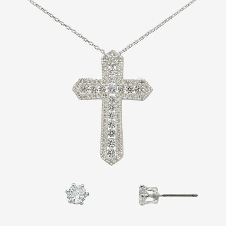 Click here for Sparkle Allure Womens Cubic Zirconia Pure Silver O... prices