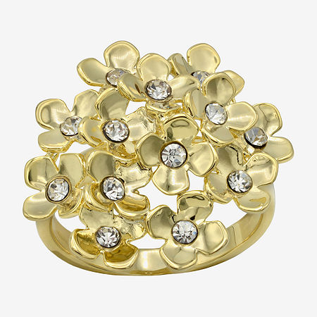 Click here for Sparkle Allure Womens Crystal 14K Gold Over Brass... prices